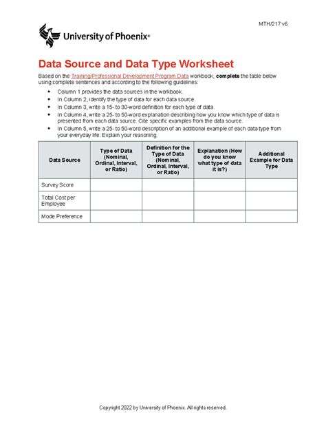 Mth217 V6 Wk1 Data Source And Data Type Worksheet Mth217 V Data