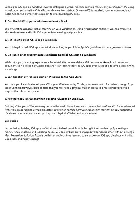 ppt building ios apps on windows a step by step tutorial powerpoint presentation id 12414547