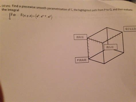 Solved Find A Piecewise Smooth Parametrization Of C Chegg