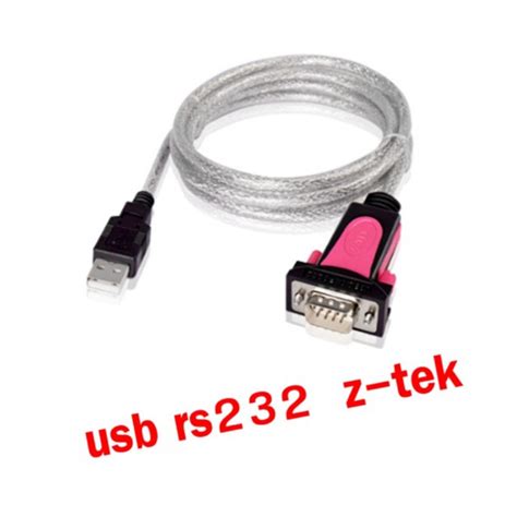 Z TEK สายแปลง USB To Serial สาย USB to RS 232 Converter รน UC 232A สเงนนำตาล Shopee