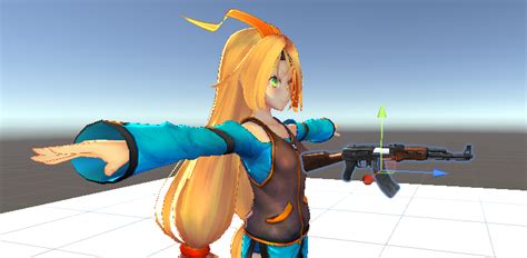 【unity 3d】animation Riggingで銃を両腕で構えるようにする方法 とんプログラミング