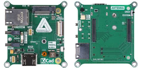 Compact Raspberry Pi Cm5 Carrier Board With M2 And Sensors