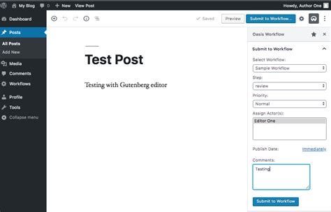 Homepage Oasis Workflow