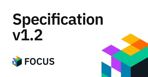 Focus Specification V12