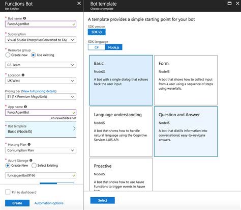 Nodejs Bot Agent Connector Azure Functions Bot Quick Start Guide