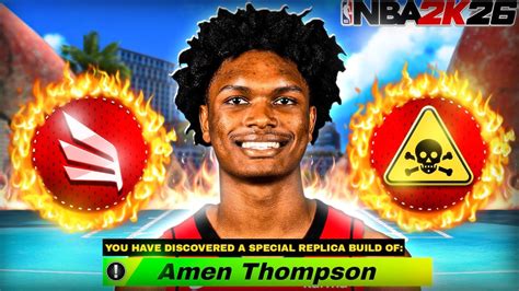 Amen Thompson Build Nba 2k26 Must Watch Youtube