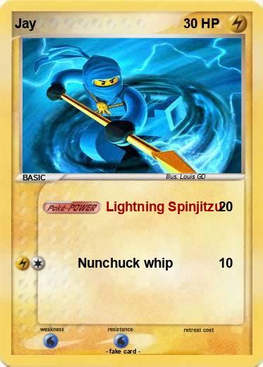 Pokémon Jay 1219 1219 Lightning Spinjitzu My Pokemon Card