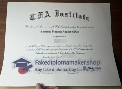 Cfa Certificate Buy Cfa Institute Certificates Pdf