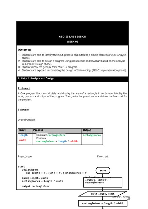Contoh Soalan Csc128 Lab