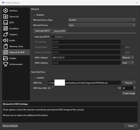 Wiki Network Pcsx2 Network Setup