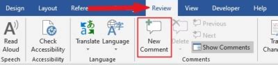 How To Add A Comment In Word Software Accountant