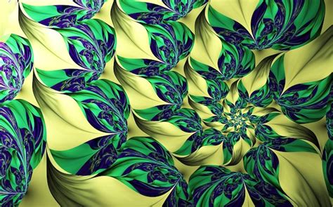 Premium Photo Abstract Fractal Patterns And Shapes Dynamic Flowing Natural Forms Flowers And
