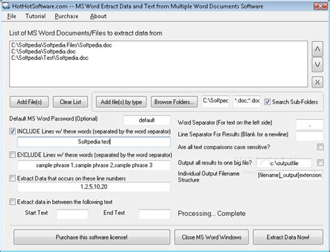 Ms Word Extract Data And Text From Multiple Word Documents Download