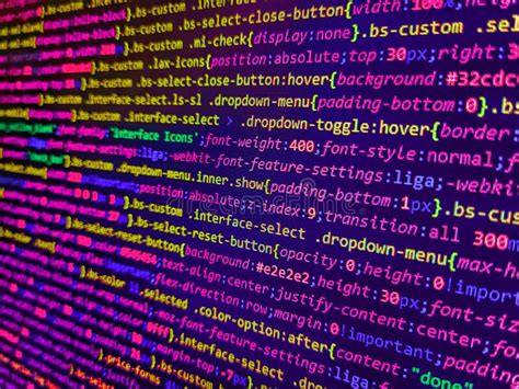 Matrix Byte Of Binary Data Rian Code Running Abstract Background In