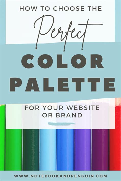 Choosing The Perfect Color Palette For Your Website Or Brand