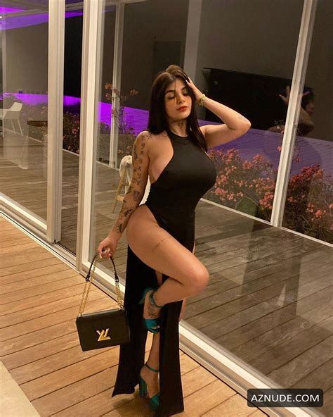 Karely Ruiz Stunning Sexy Revealing Black Dress Photos Aznude