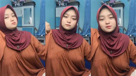 Gadis Jilbab Cantik Live Malam Tidak Pake Beha Youtube