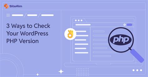 How To Check Your Wordpress Php Version 3 Easy Methods