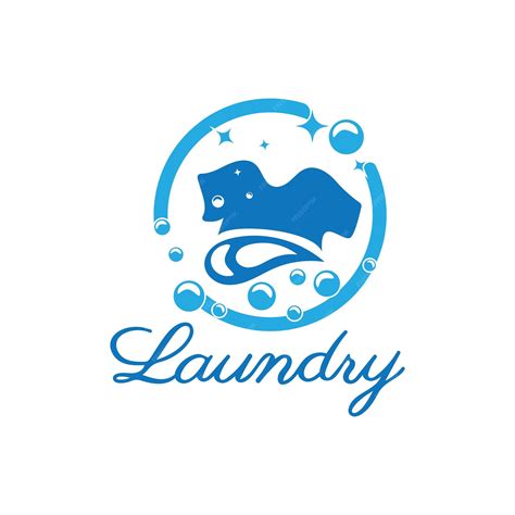Premium Vector Simple Creative Laundry Logo With The Concept Of A Clothes Or Clothes Washing