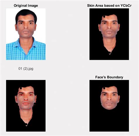 Result Of Landmark Detection And Face Boundary Extraction Download Scientific Diagram