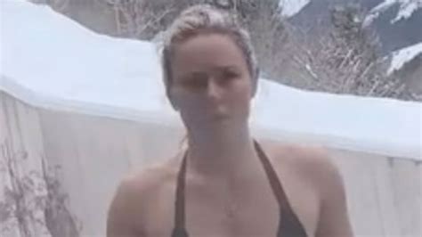 Lindsey Vonn Shows Off Incredible Figure In Tiny Black Bikini In Thermal Pool Ahead Of 2026