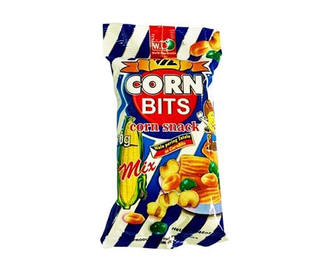 Wl Foods Corn Bits Corn Snack Mix 70g