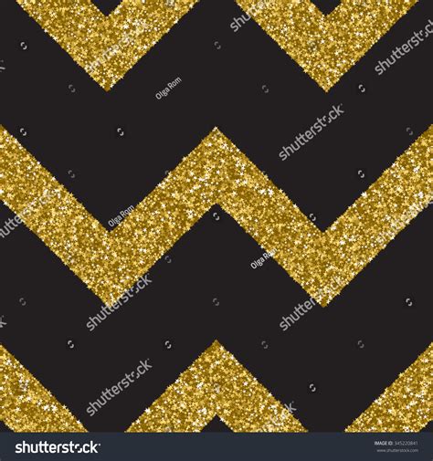 Geometric Seamless Pattern Gold Glitter Textured 库存矢量图（免版税）345220841 Shutterstock