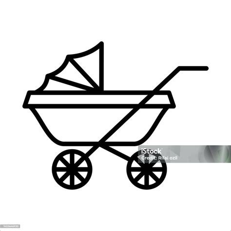 유모차 유모차 아이콘 로고 디자인 벡터 템플릿 일러스트 레이 션 기호 및 기호 0명에 대한 스톡 벡터 아트 및 기타 이미지 0명 개념 검은색 Istock