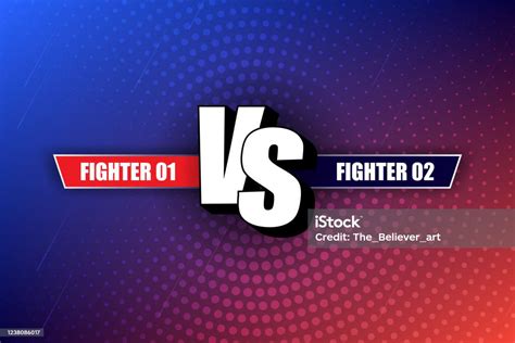 Vs 대 블루와 레드 코믹 디자인 Vs 싸움 헤더 빨간색과 파란색 팀 사이의 충돌 결투 라이벌에 맞서기 위한 경쟁 Championship에 대한 스톡 벡터 아트 및 기타