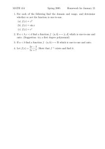 Pre Calculus Chapter 1 Practice Test