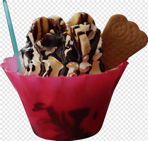아이스크림 디저트 푸딩 과자 Png Pngwing