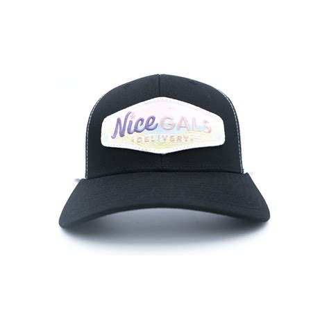 Tommy Breeze X Nice Gals Collab Hat Black White Nice Gals Delivery