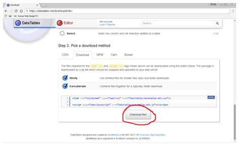 Membuat Tabel Dinamis Dengan Jquery Data Table Webhozz Blog
