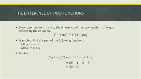 Operations On Functionspptx