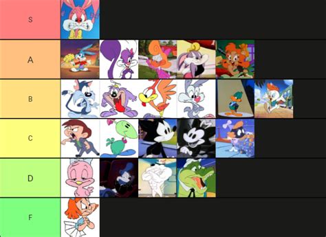 Tiny Toons Characters Tier 3 By Hadeemurray2004 On Deviantart