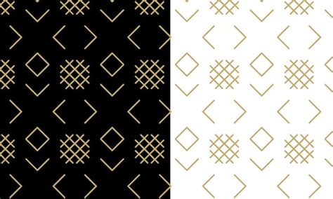 Premium Vector Background Pattern Seamless Geometric Line Abstract