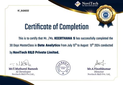Keerthana S On Linkedin Just Wrapped Up My Data Analytics Certification Its Been A Rewarding