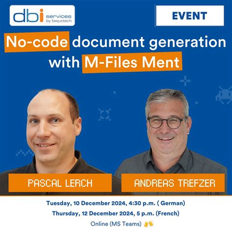 Dbi Services On Linkedin Webinar Automation Mfiles Innovation