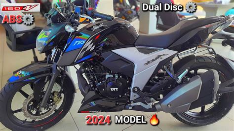 Finally 2024 Tvs Apache Rtr 160 4v Black Edition New Bs7 Model Onroad