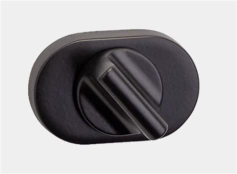 Set Orno Oval Matt Black Round Snib Turn And Release Sys004ovbl