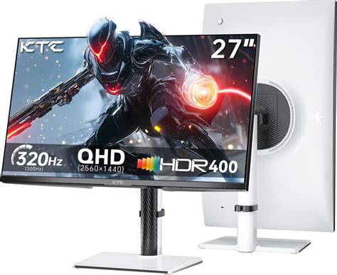 Ktc 27 Inch White Gaming Monitor 300hz320hz Qhd 1440p Fast Ips