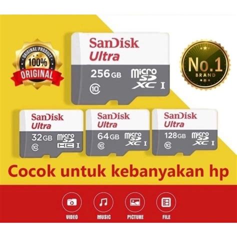 Jual Memory Card Micro Sd Sandisk Gb Gb Gb G Class Ori Sandisk Shopee Indonesia