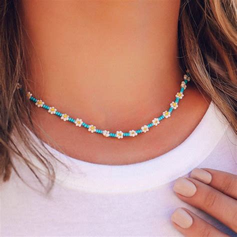 Seed Bead Choker Necklace Beaded Necklace Diy Beaded Necklace