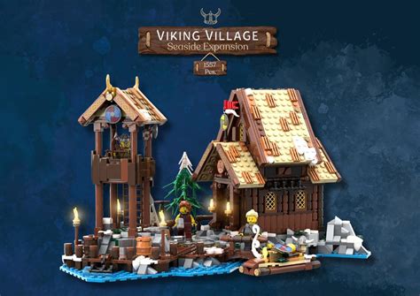 Lego Moc Viking Village Seaside Expansion By Luxbricks Rebrickable