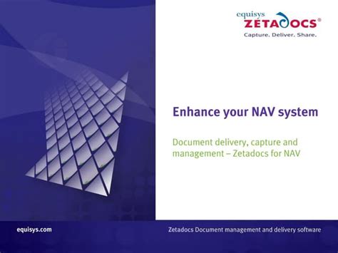 zetadocs for nav introduction ppt