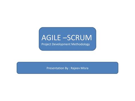 What Is Agile Scrum Ppt Technology And Computing