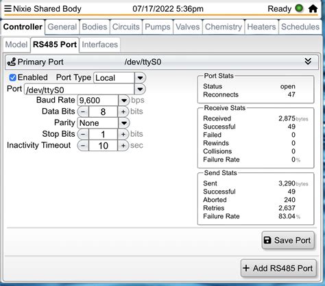 Rs485 Inconsistency · Tagyoureit Nodejs Poolcontroller · Discussion
