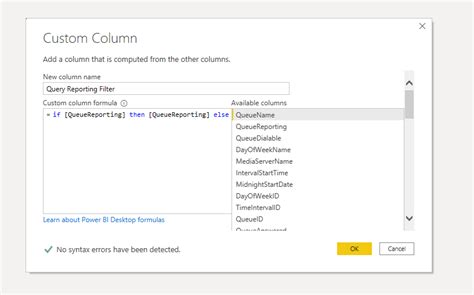 solved add custom column broken how to solve microsoft fabric community