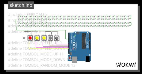 Ws2812b Mode Tombol Up Down With Epprom Acak Copy Wokwi Esp32 Stm32